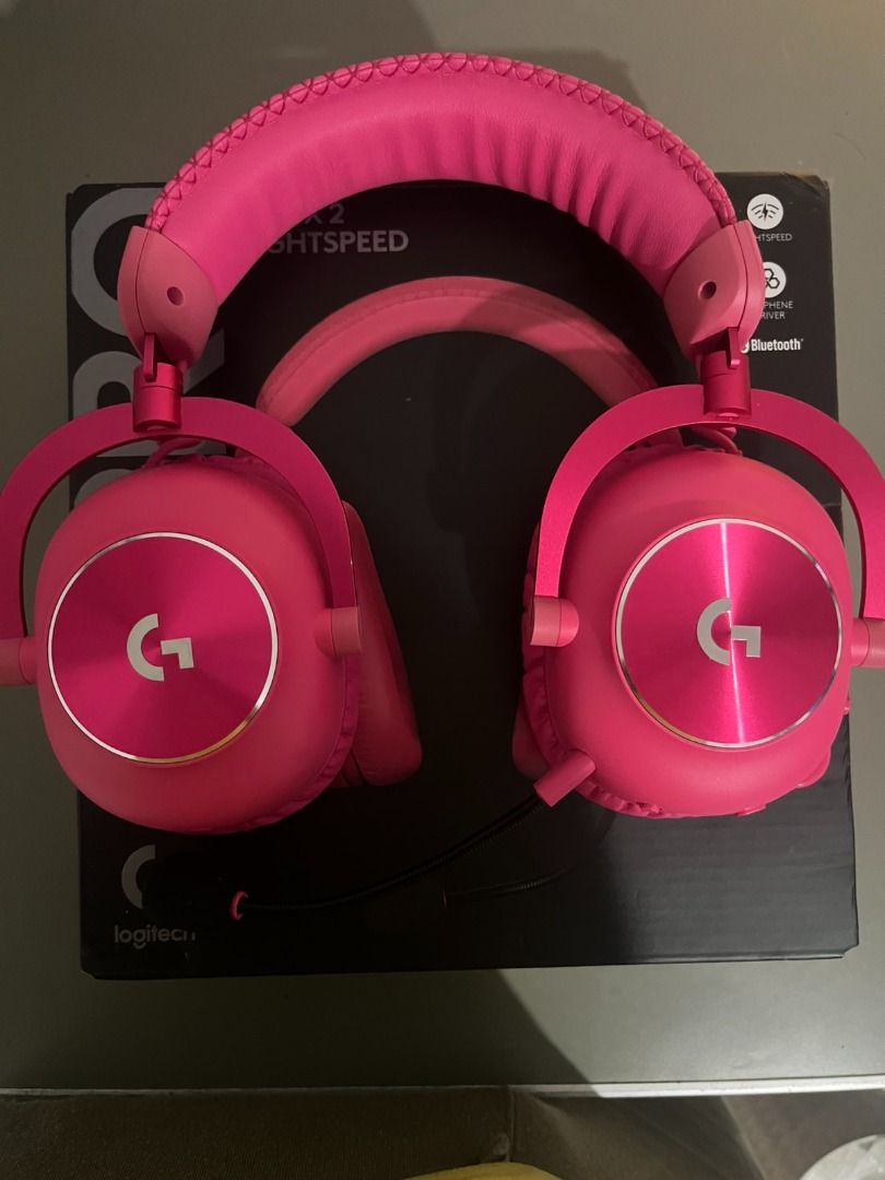 Logitech G Pro X 2 Wireless Gaming Headset - Hot Pink, Audio ...