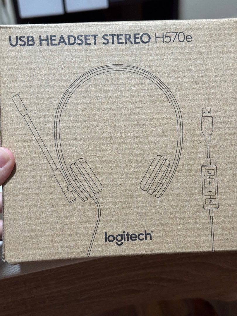 LOGITECH H570E HEADSET, Audio, Headphones & Headsets on Carousell