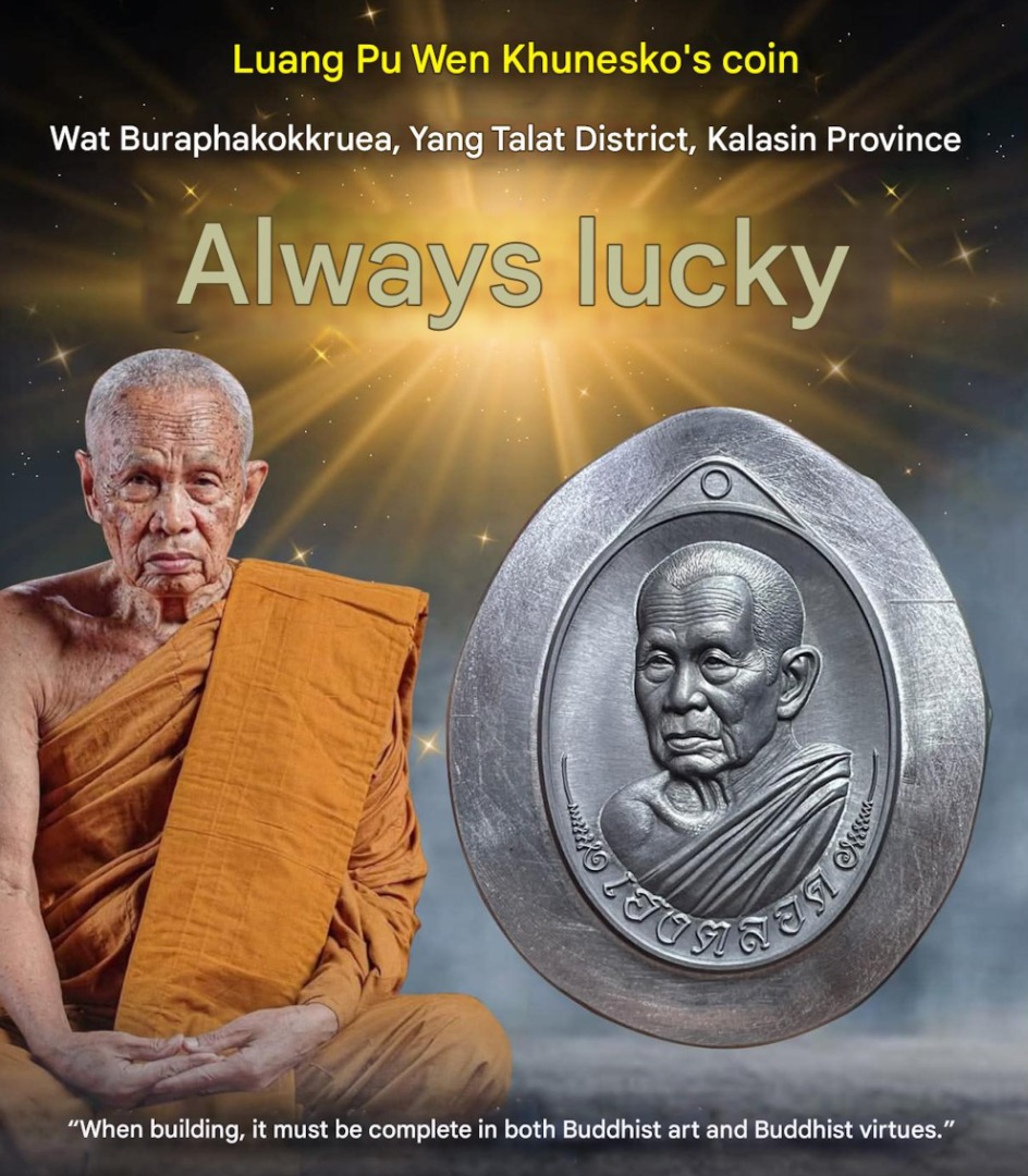 🔥🔥 LP Wen "Always Lucky" Rian BE2568, Copper w/ Fire Surface (BNIB) 🔥🔥, Hobbies & Toys ...