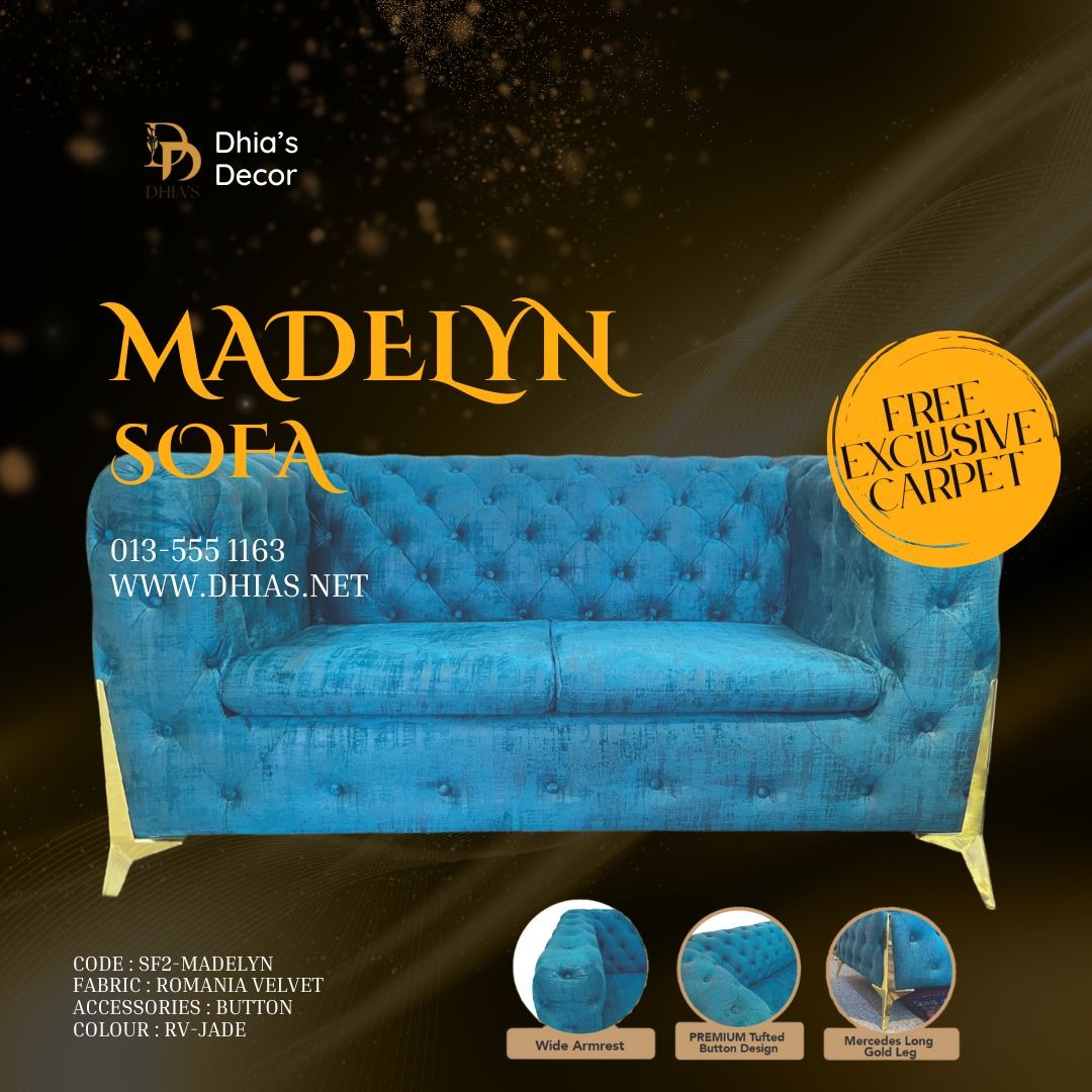 Sofa Madelyn, Furniture & Home Living, Furniture, Sofas on Carousell