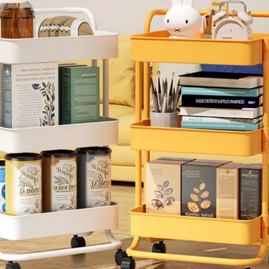 Multi Layer Trolley | Rolling Storage Cart | Bedroom Storage Rack ...
