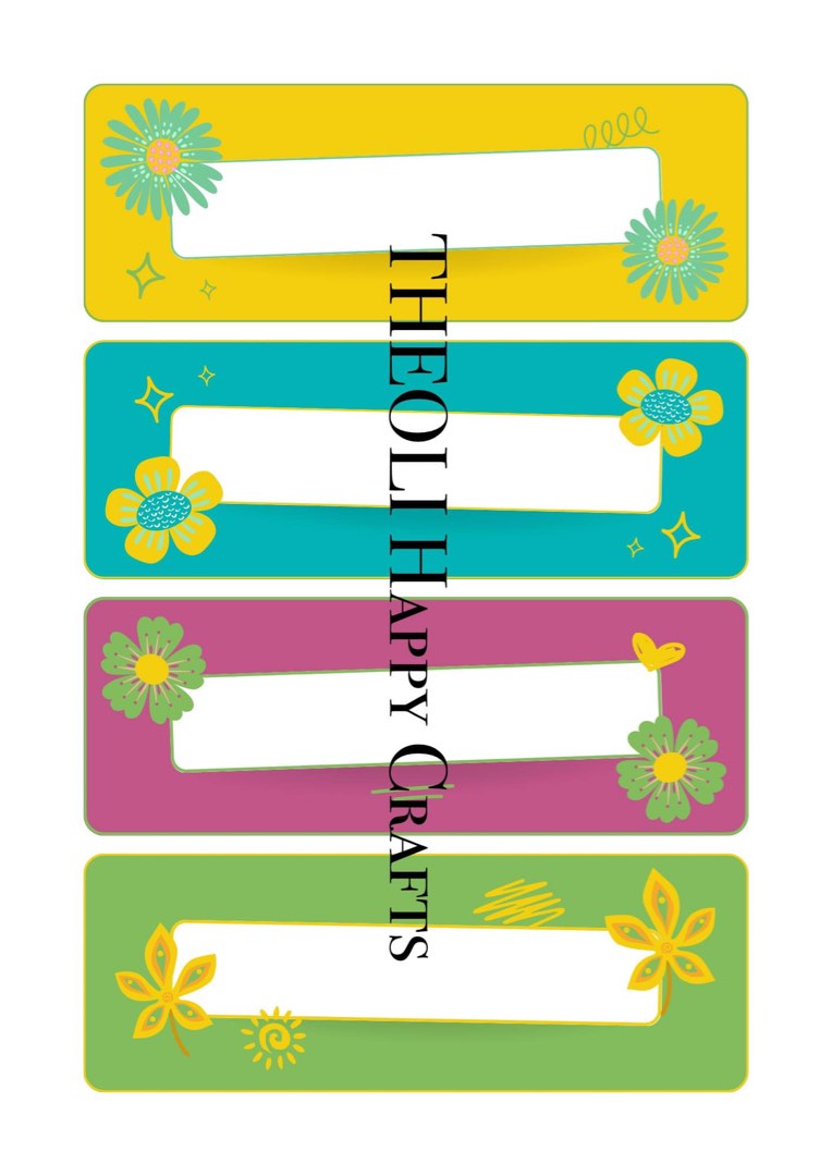 Name Tag stickerrs, Hobbies & Toys, Stationary & Craft, Stationery ...