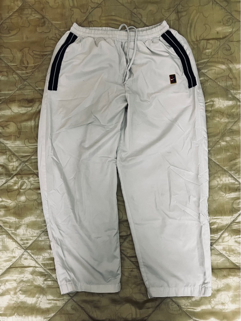 Nike Court Pants Vintage 90s, Men's Fashion, Bottoms, Trousers on Carousell