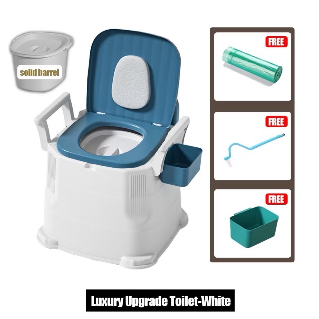 Non Slip Adult Potty Portable Toilet Bowl Elderly Pregnant Women Indoor ...