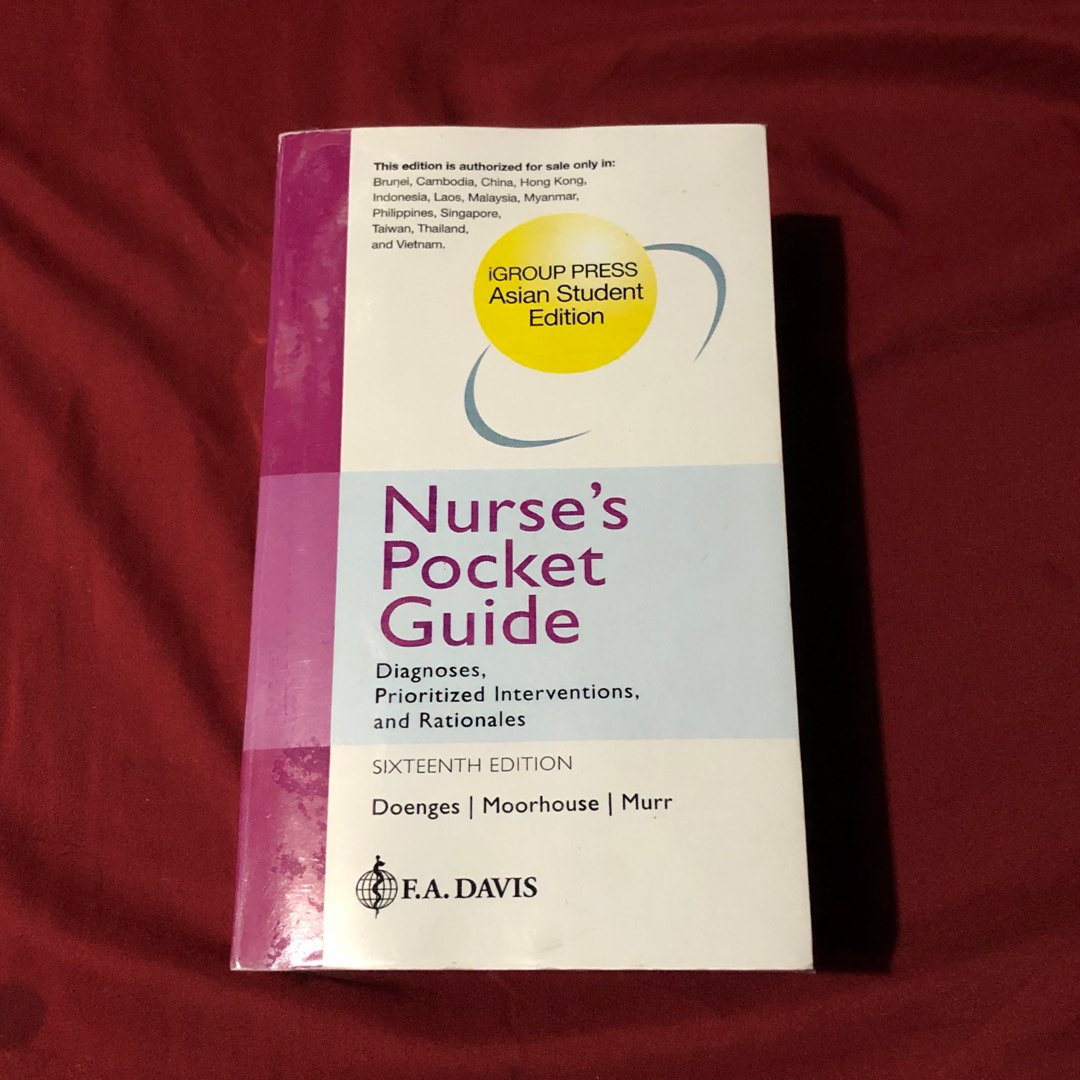 NANDA Nurse's Pocket Guide Book, Hobbies & Toys, Books & Magazines ...