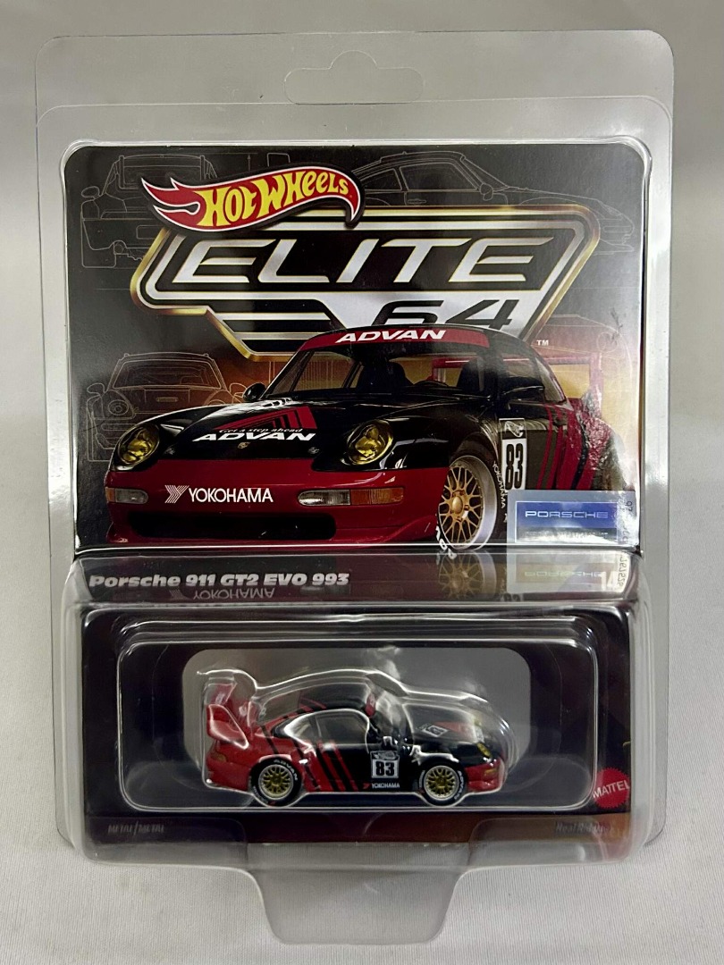 [On-Hand] Hot Wheels Collectors Elite 64 Porsche 911 GT2 EVO 993 ADVAN ...