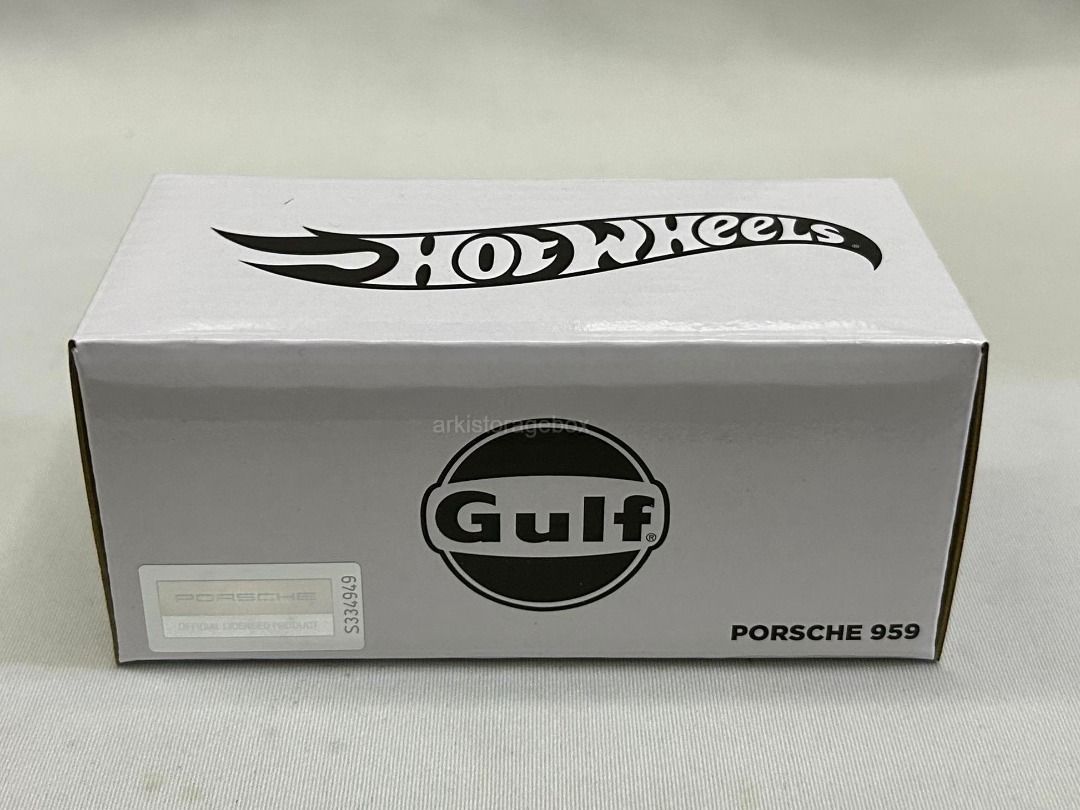[On-Hand] Hot Wheels Collectors RLC Exclusive 1986 Porsche 959 GULF Racing Livery Red Line Club ...