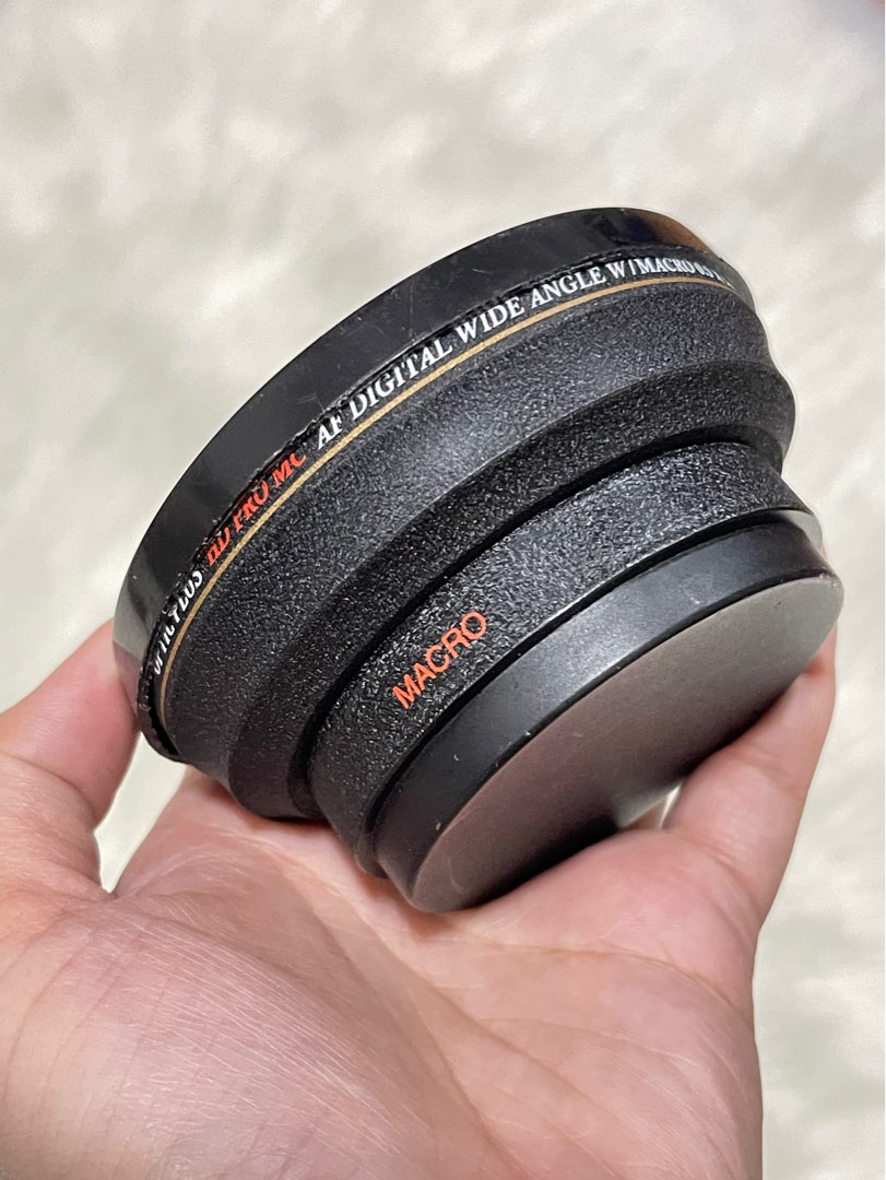Optic Plus HD Pro MC AF Digital Wide Angle Lens with Macro 0.5 x 58mm ...