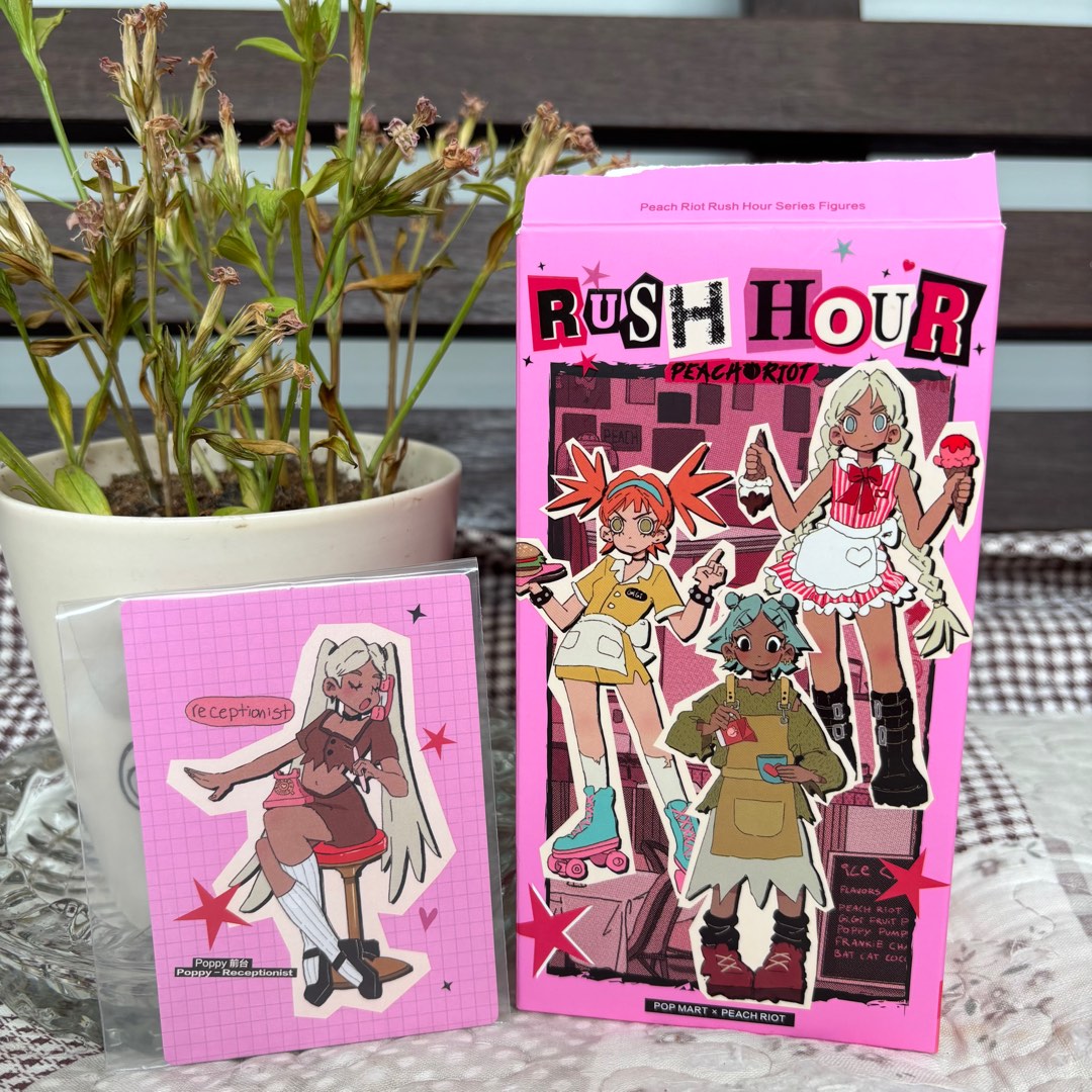 Peach Riot Rush Hour - Poppy Receptionist (BNIF), Hobbies & Toys, Toys ...