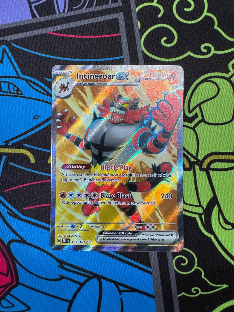 [Pokemon TCG] Incineroar ex 187/162 SV05 Temporal Forces FA Full Art ...