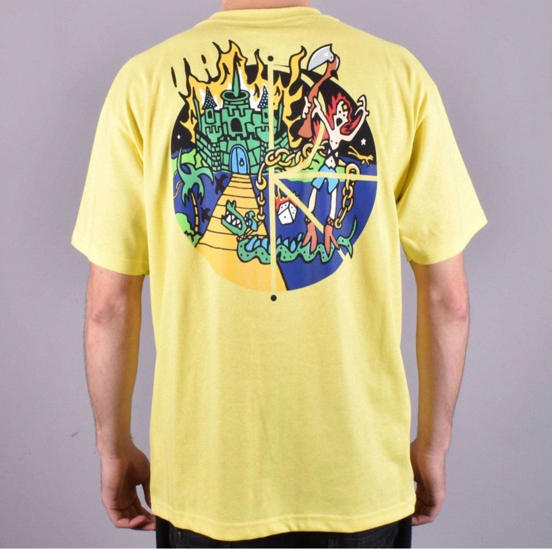 Polar skate castle fill logo, Fesyen Pria, Pakaian , Atasan di Carousell