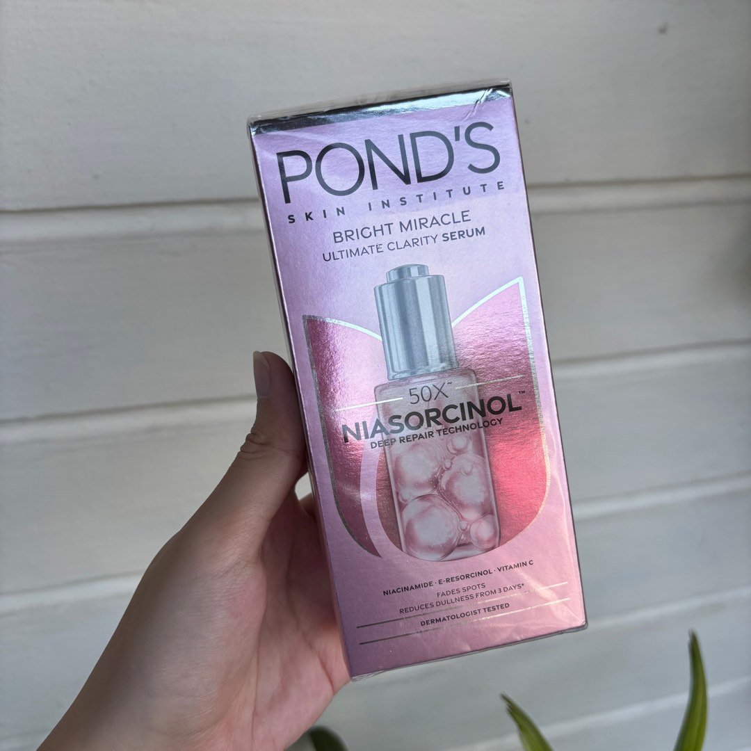 Ponds Niasorcinol Bright Miracle Ultimate Clarity Serum, Beauty ...