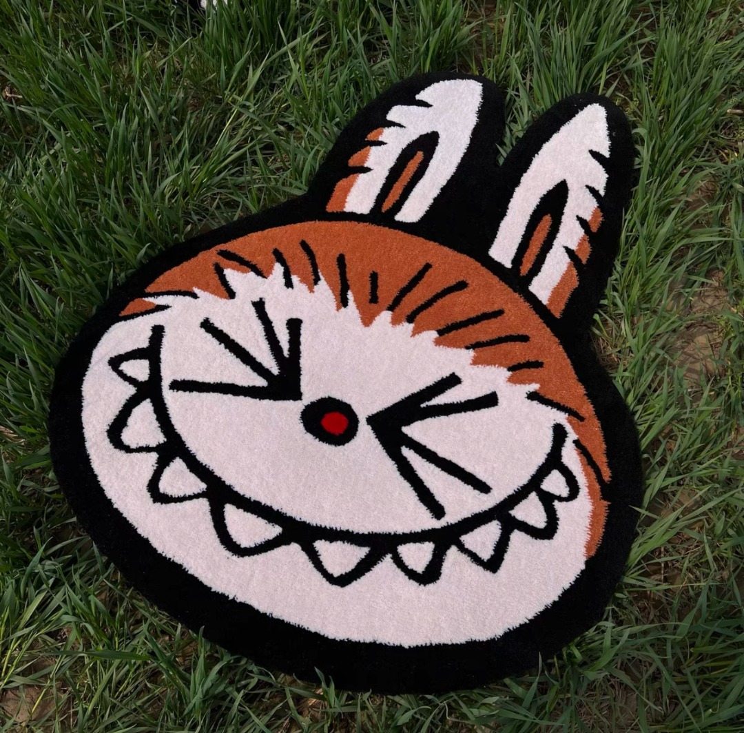 POP MART LABUBU Carpet 100cm, Furniture & Home Living, Home Decor ...