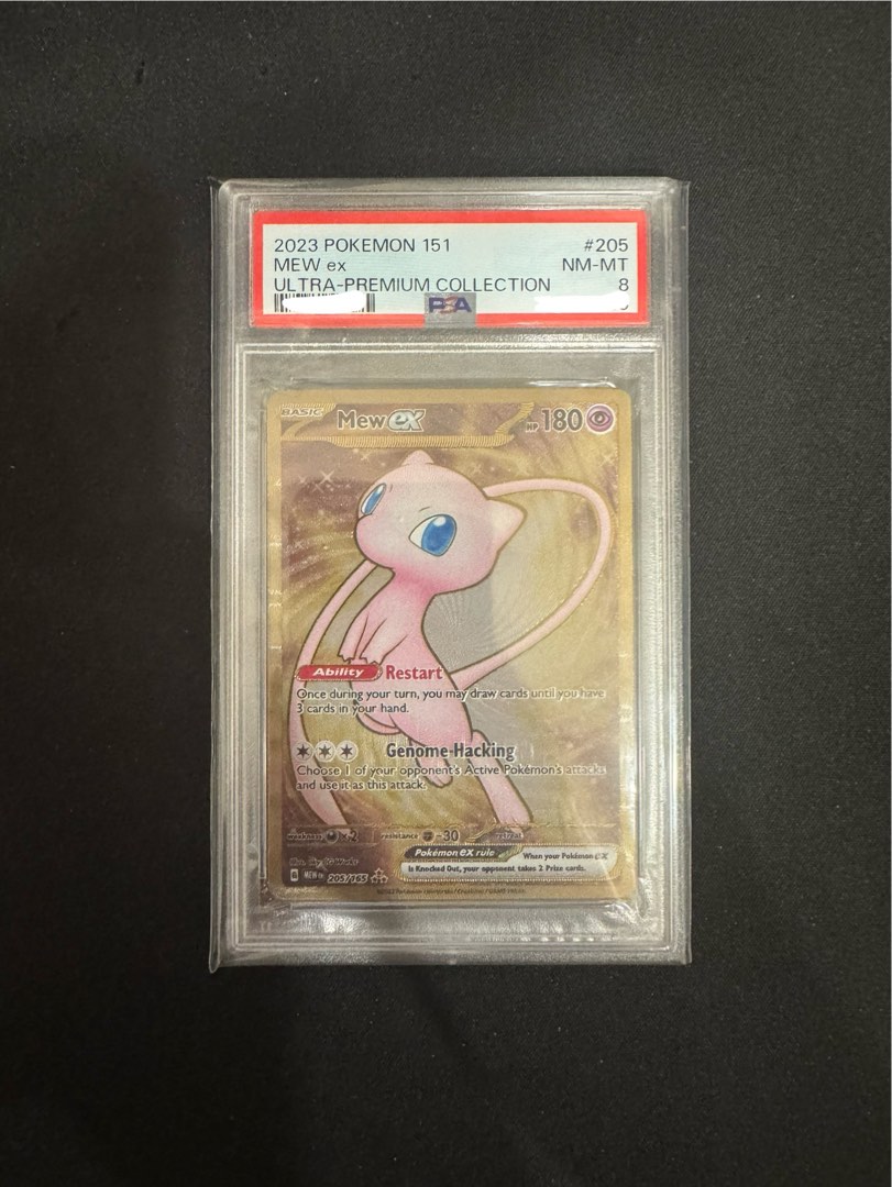 [PSA 8] Pokemon Mew Metal 151 UPC, Hobbies & Toys, Toys & Games on ...