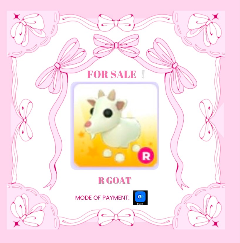 R Goat (Roblox, Adopt Me), Hobbies & Toys, Toys & Games on Carousell