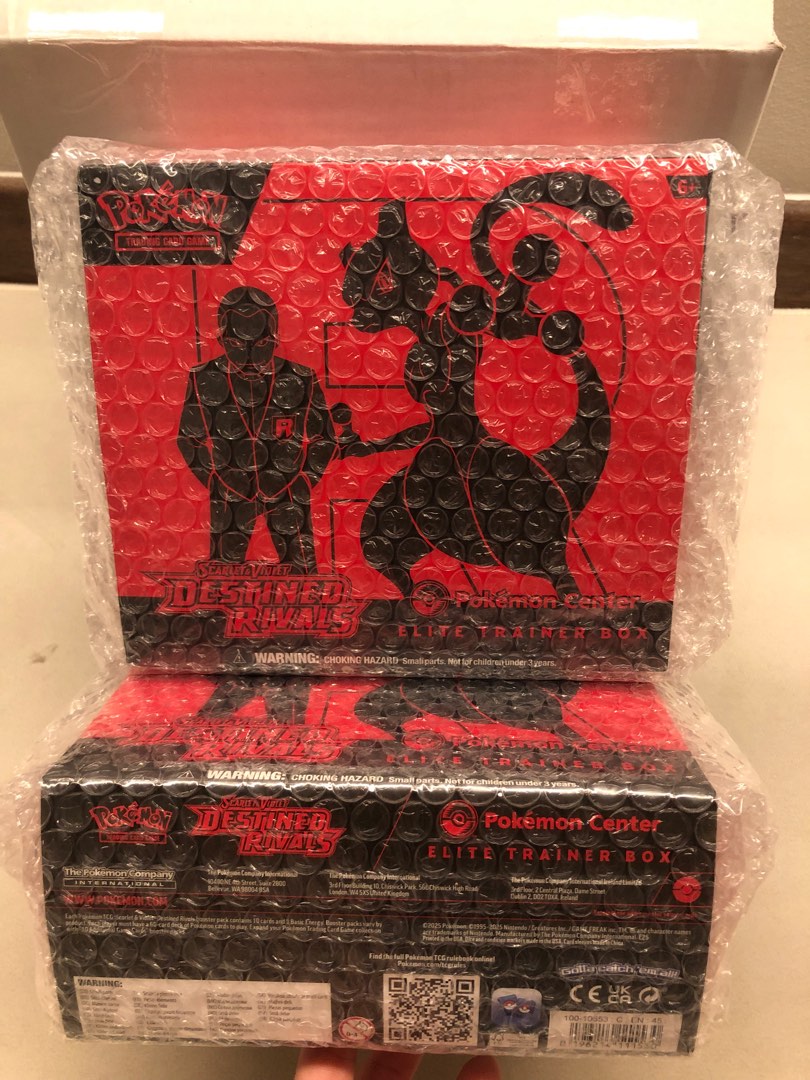 (Ready stock) Pokémon Center Edition: Destined Rivals Trainer Box ...