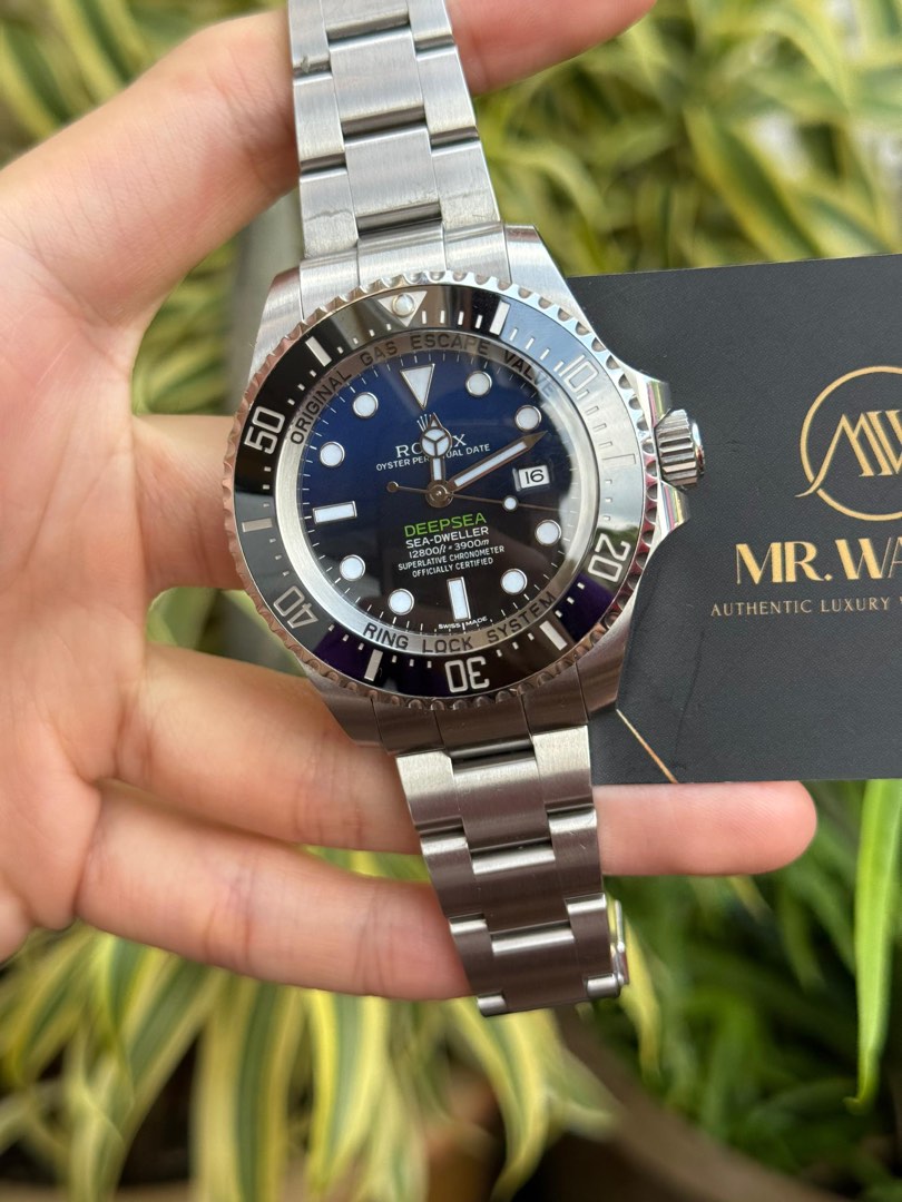 Rolex Deepsea D-Blue James Cameron 116660 44mm Stainless Steel Preowned 2016 Full Set ...