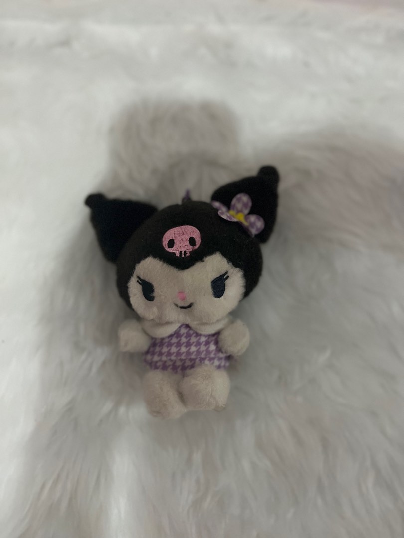sanrio japan kuromi small plush keychain, Hobbies & Toys, Toys & Games ...