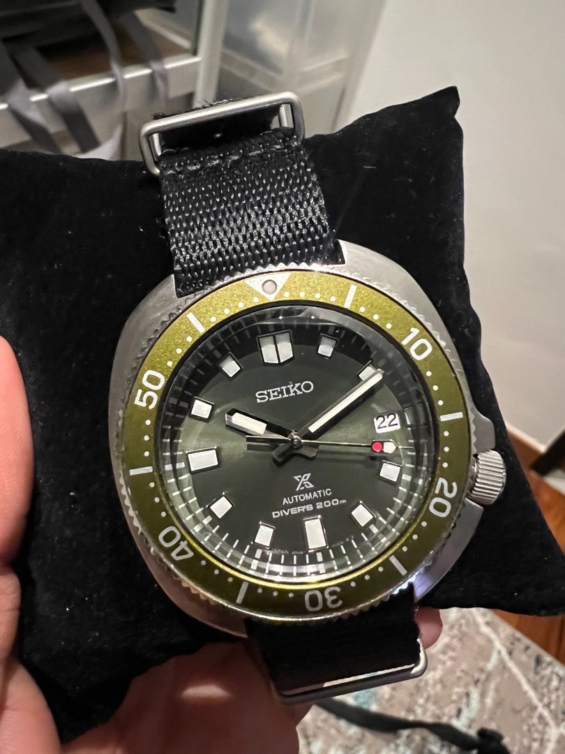 Seiko green Willard turtle spb153, Men's Fashion, Watches & Accessories ...