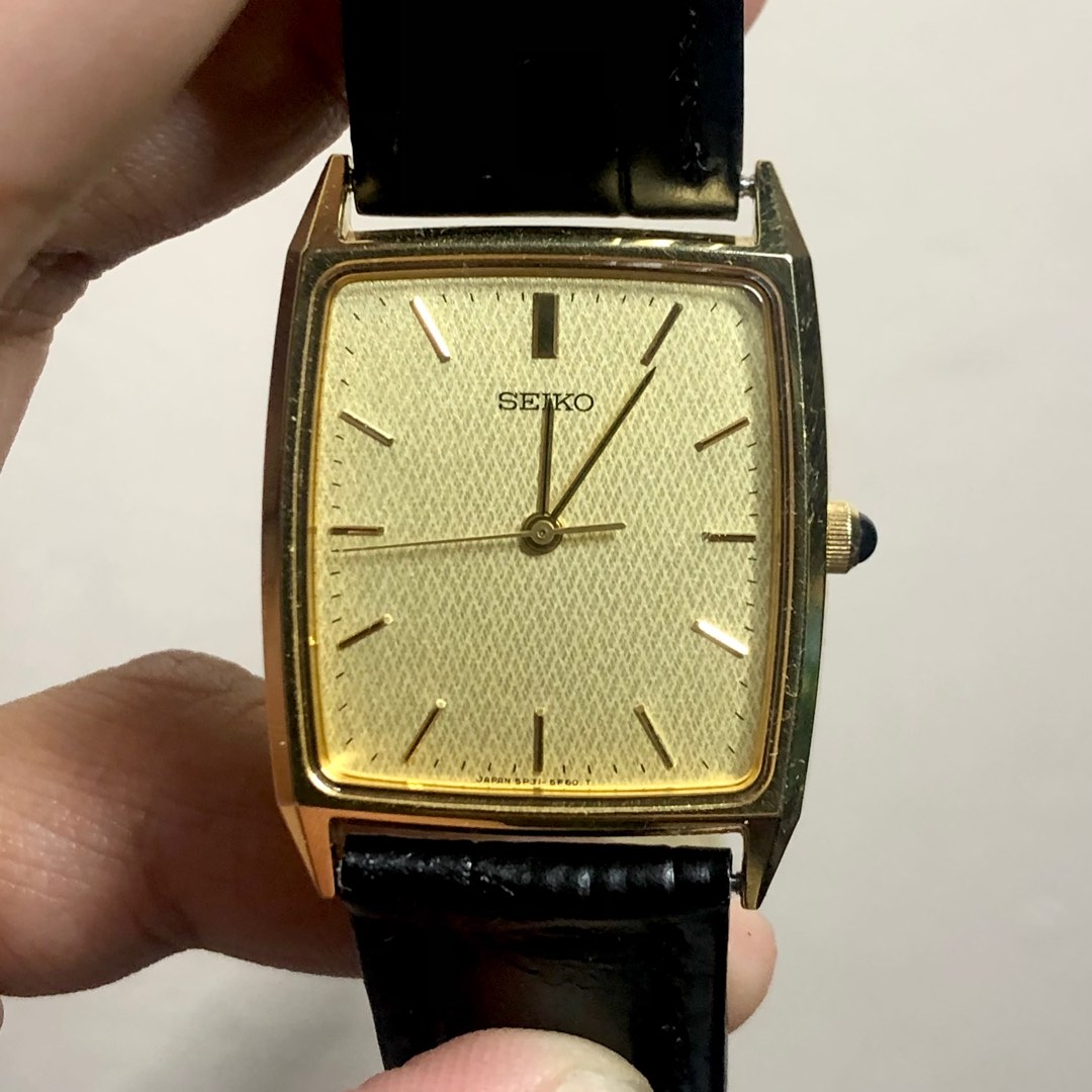 Seiko Tank Vintage Watch, Men's Fashion, Watches & Accessories, Watches on Carousell