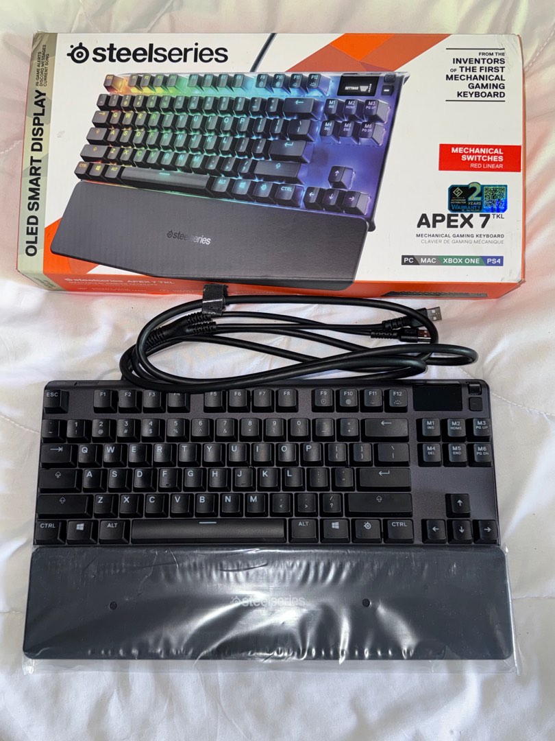 SteelSeries Apex 7 TKL - Red Switches, Computers & Tech, Parts ...