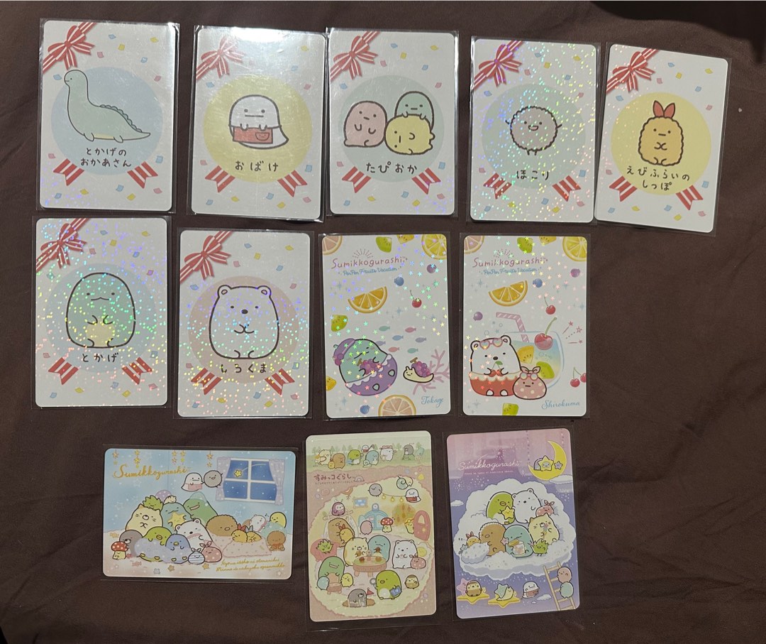 Sumikko gurashi gummy card, Hobbies & Toys, Toys & Games on Carousell