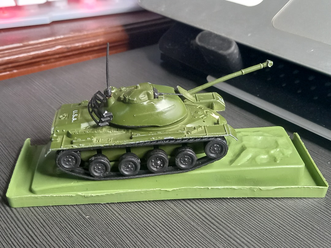 T412 Patton Zylmex Diecast Tank with base, Hobbies & Toys, Toys & Games ...