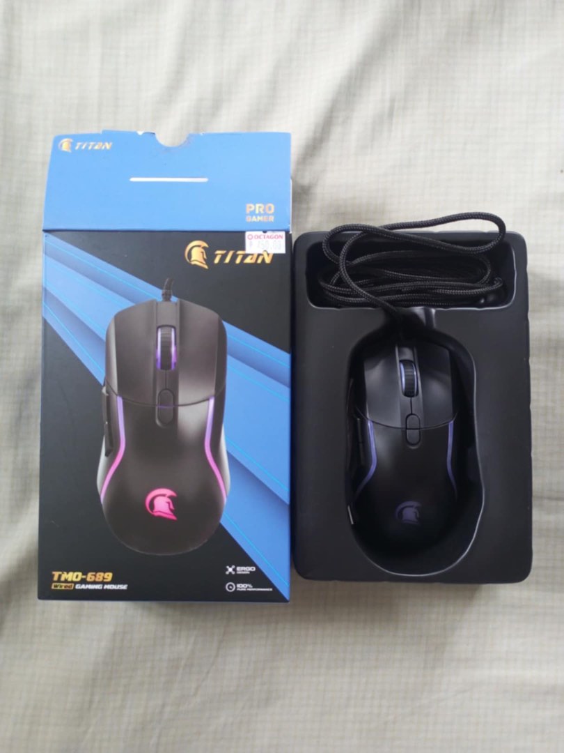 TITAN TMO-689 (Wired Gaming Mouse), Computers & Tech, Parts ...
