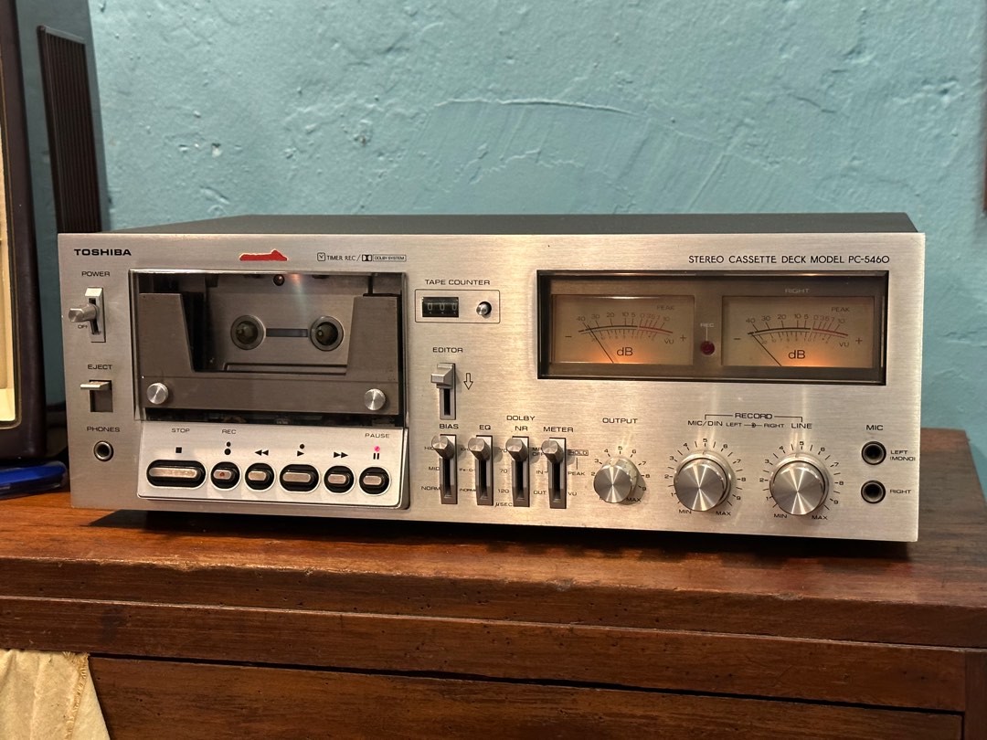 Toshiba stereo cassette deck model PC - 5460, Audio, Soundbars ...