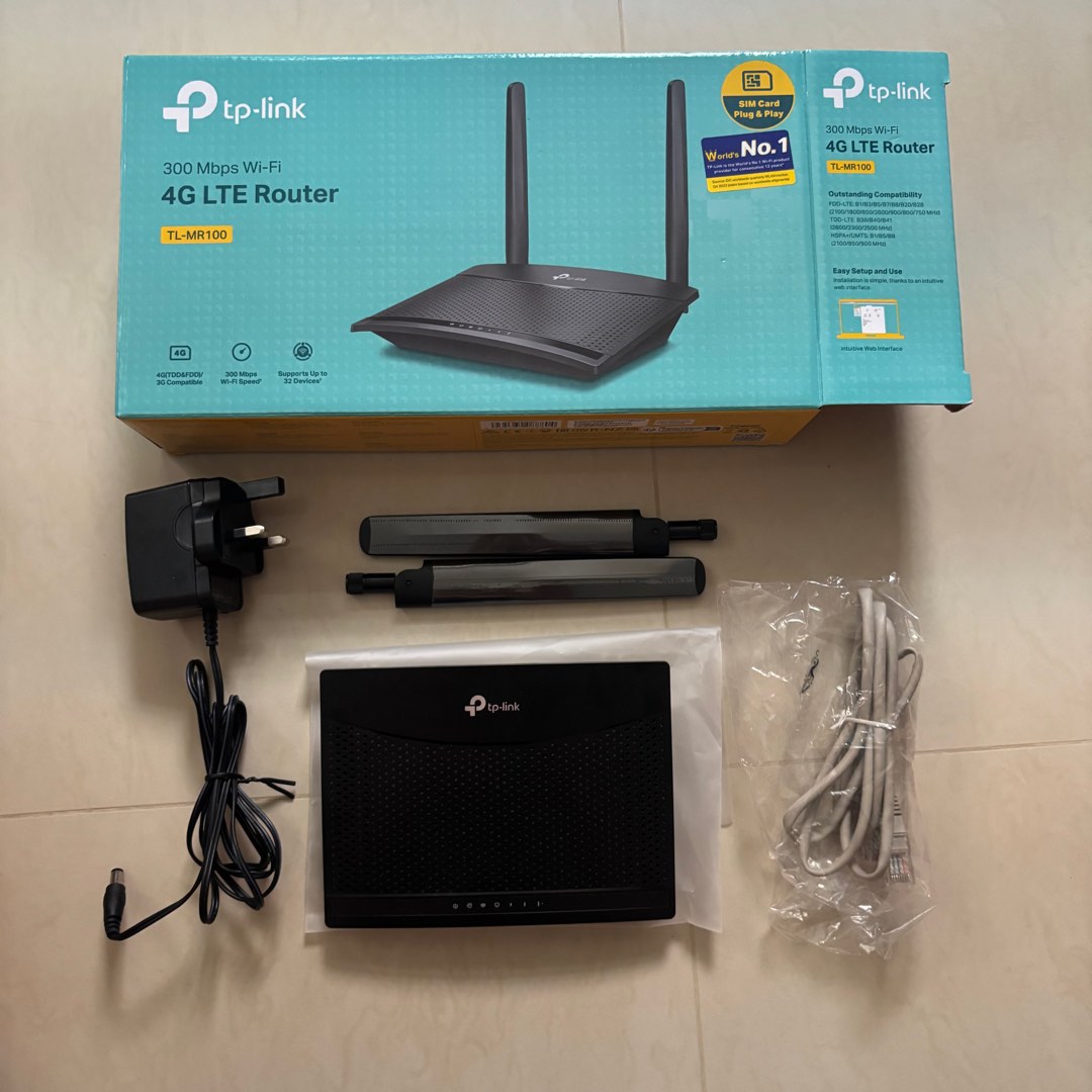 TP Link MR100 4G Router, Computers & Tech, Parts & Accessories ...