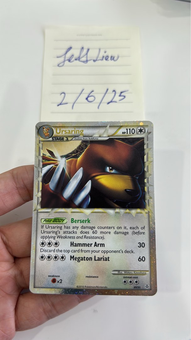 Ursaring Prime - 89/95 - Ultra Rare, Hobbies & Toys, Collectibles ...