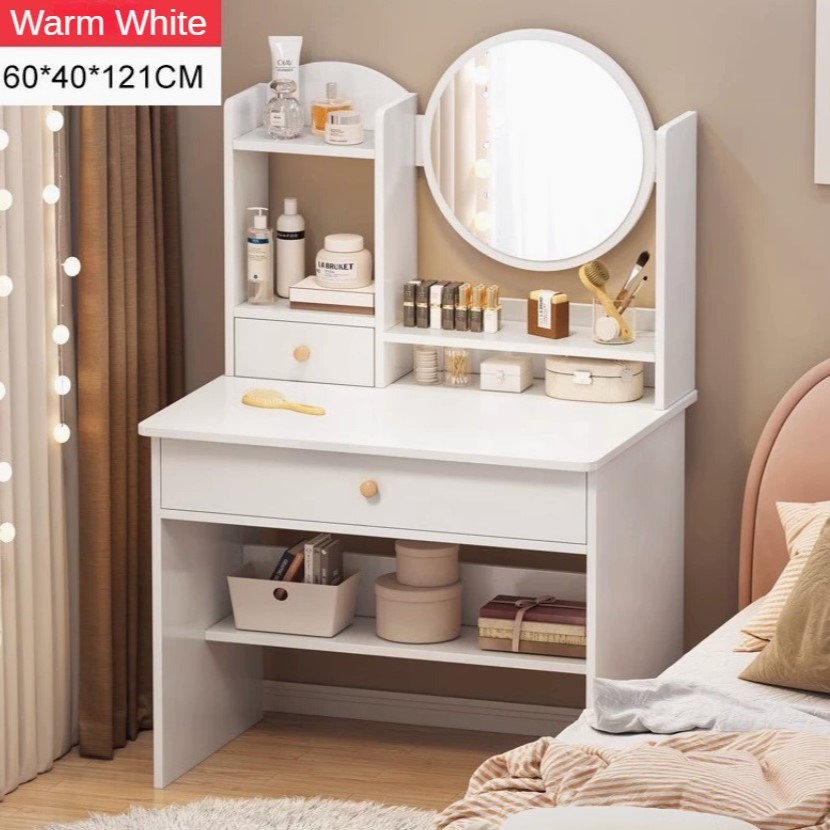 Vanity Makeup Table | Dressing Table Mirror | Bedroom Makeup Desk ...
