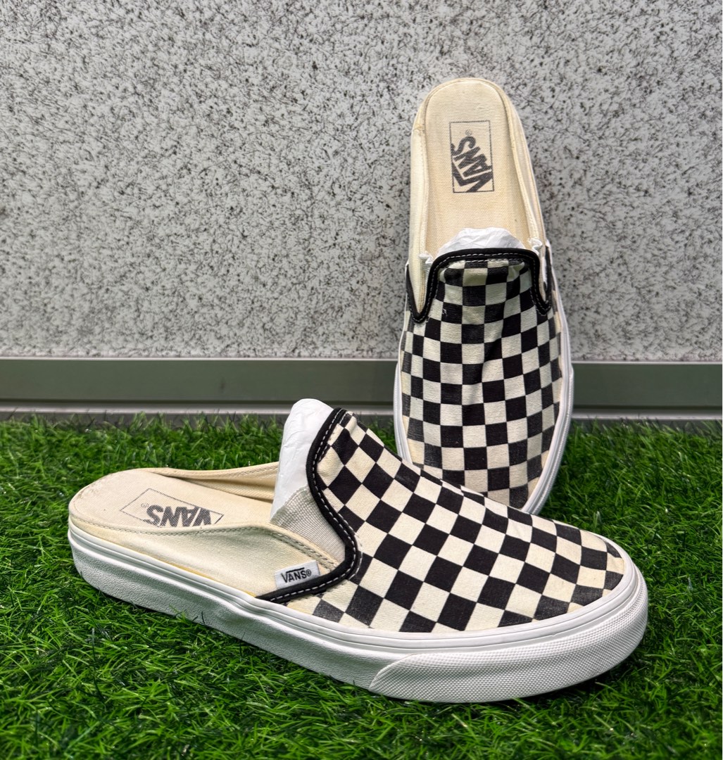 Vans Mule Checkerboard ( 8UK ), Men's Fashion, Footwear, Sneakers on ...