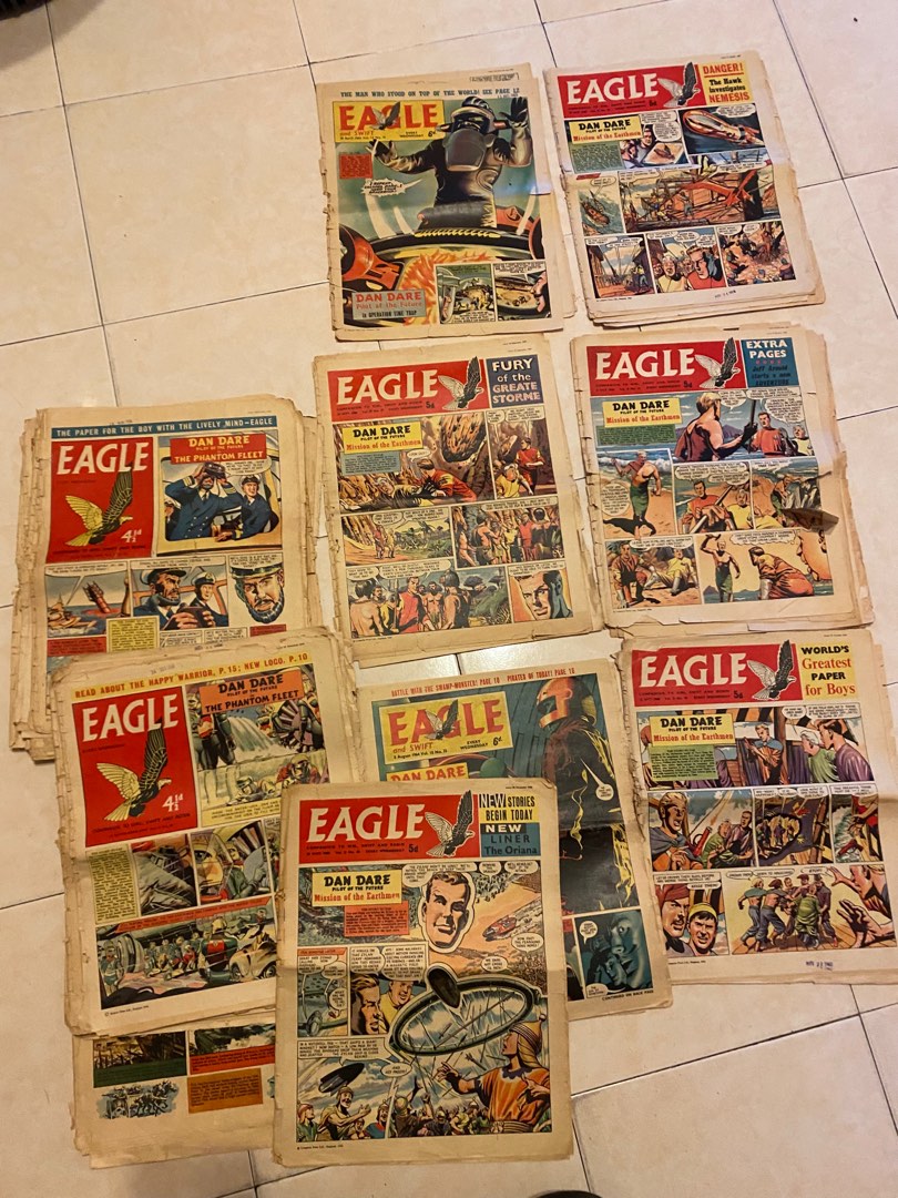 Vintage 1960s EAGLE magazine, Hobbies & Toys, Books & Magazines ...