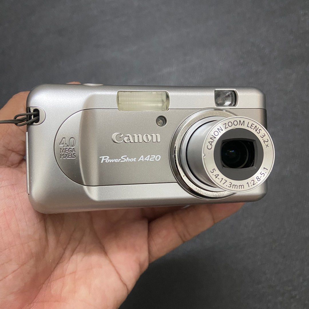 Vintage Canon PowerShot A420, Photography, Cameras on Carousell