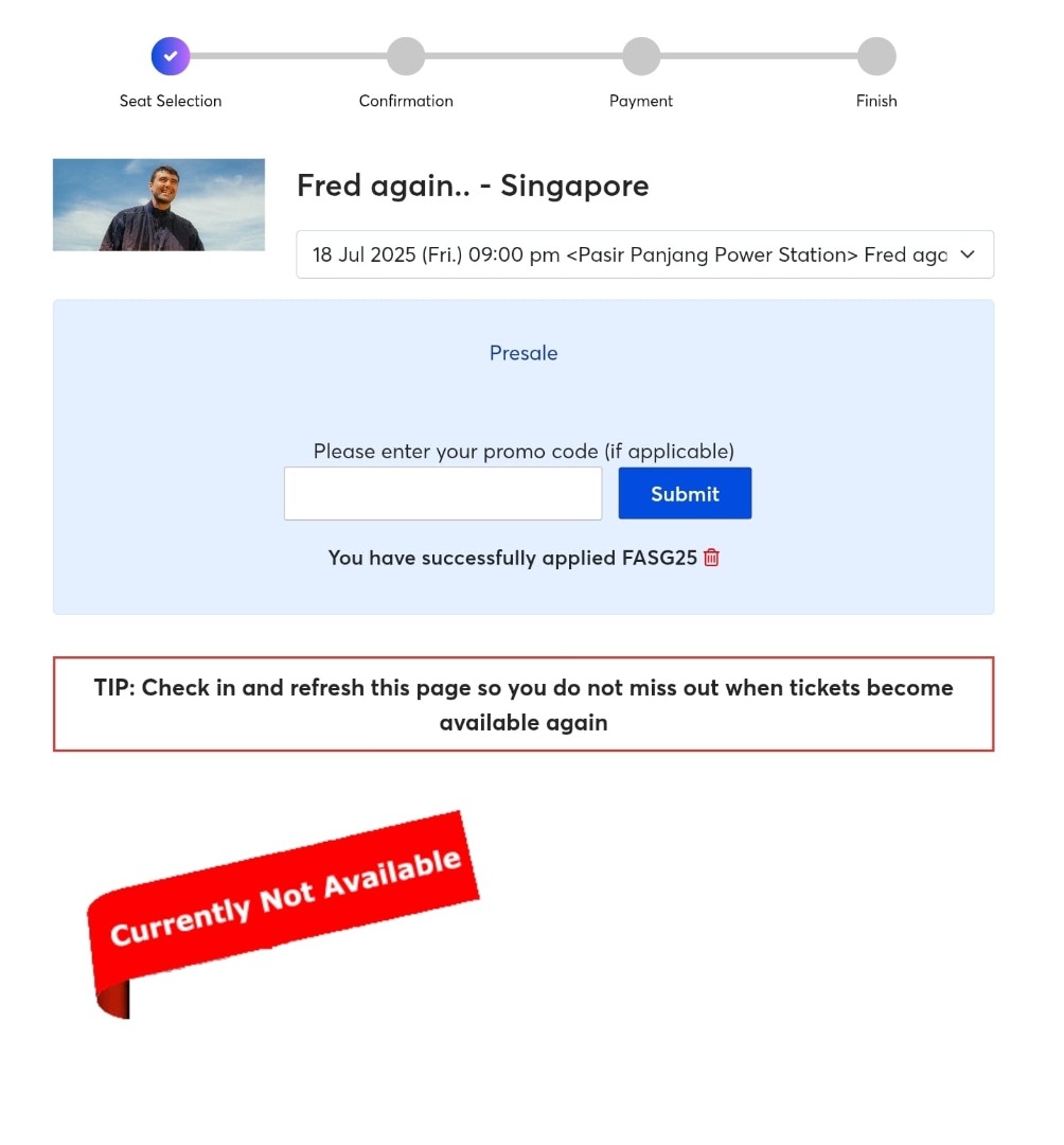 WTS Fred again.. - Singapore 18 Jul 2025 (Fri.) Pasir Panjang Power ...