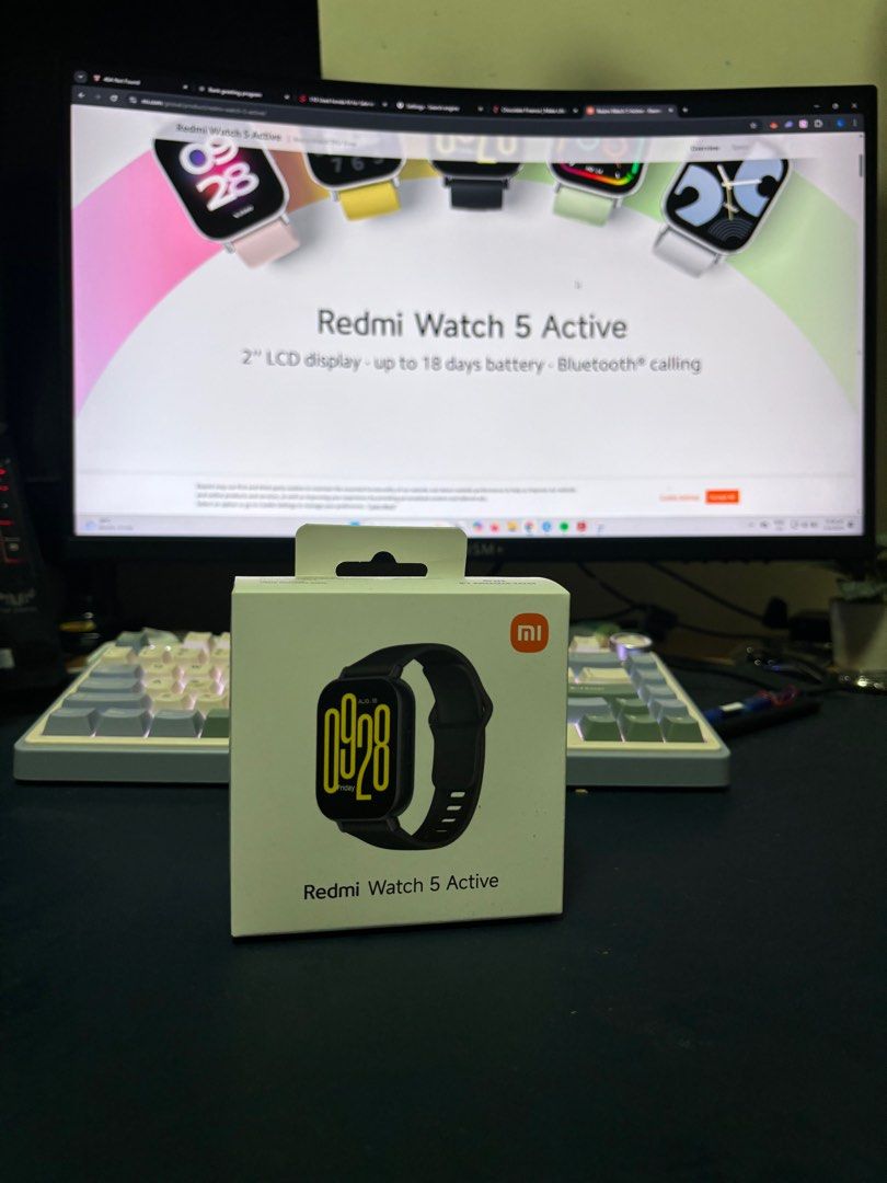 Xiaomi Redmi Watch 5 Active | Ultra-Large LCD Display | Bluetooth Phone ...