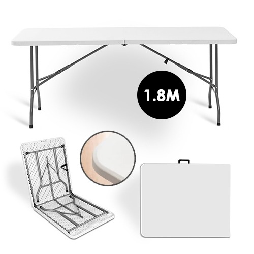 180cm HDPE Folding Table | Heavy Duty Study Table | Foldable Portable ...