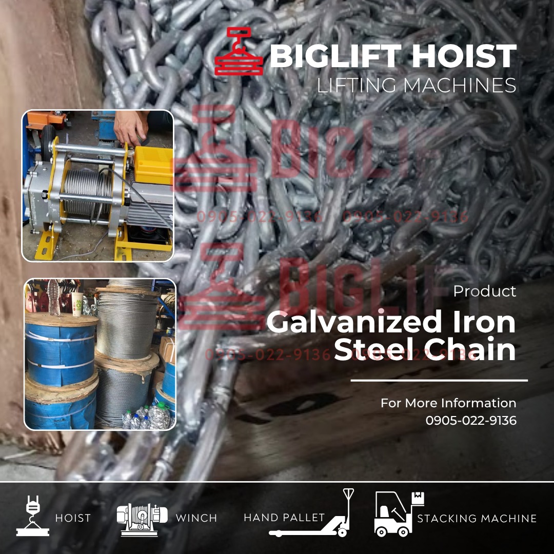 1 Ton Kadena - GI & BI Chain - Construction Chains - Wire Rope, Nylon ...