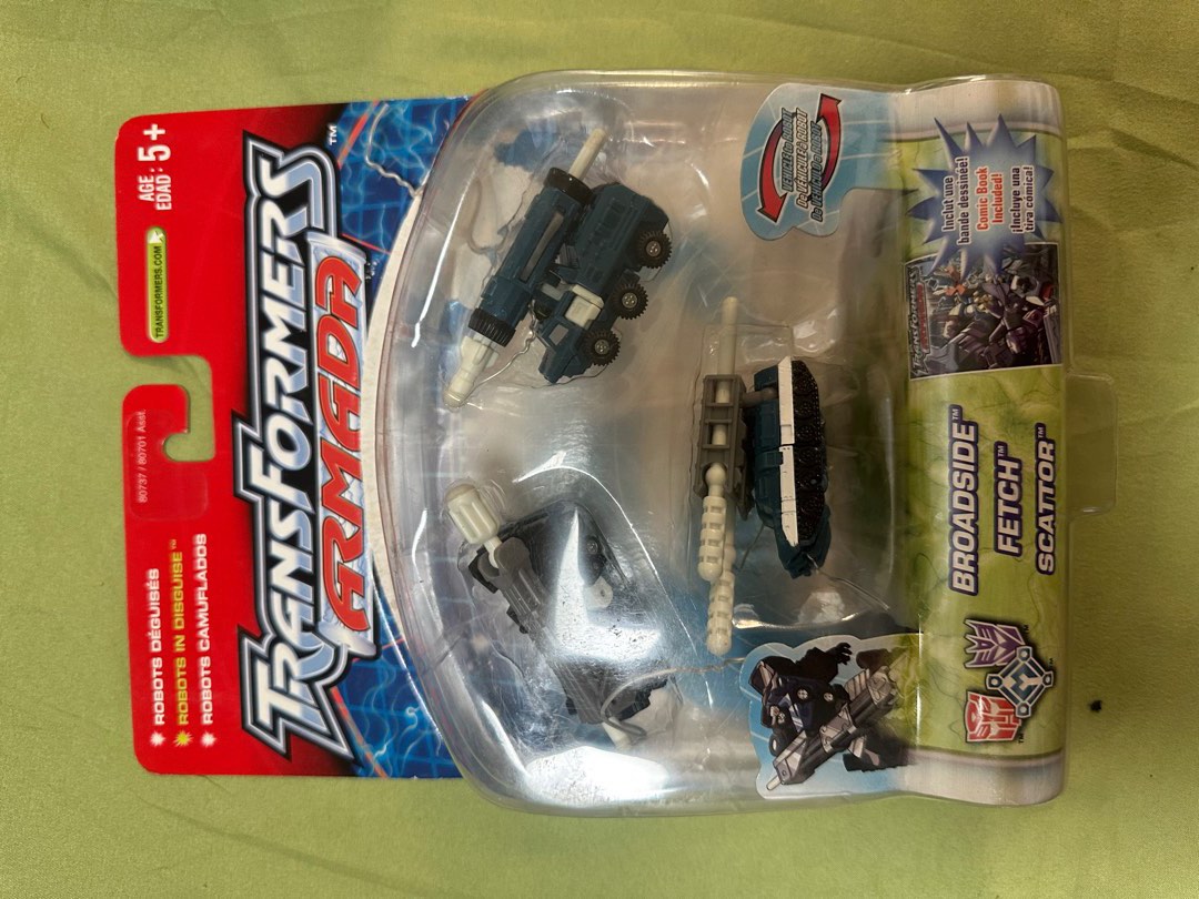 2003 Transformers Armada Night Attack Mini-Con Team Broadside Fetch ...