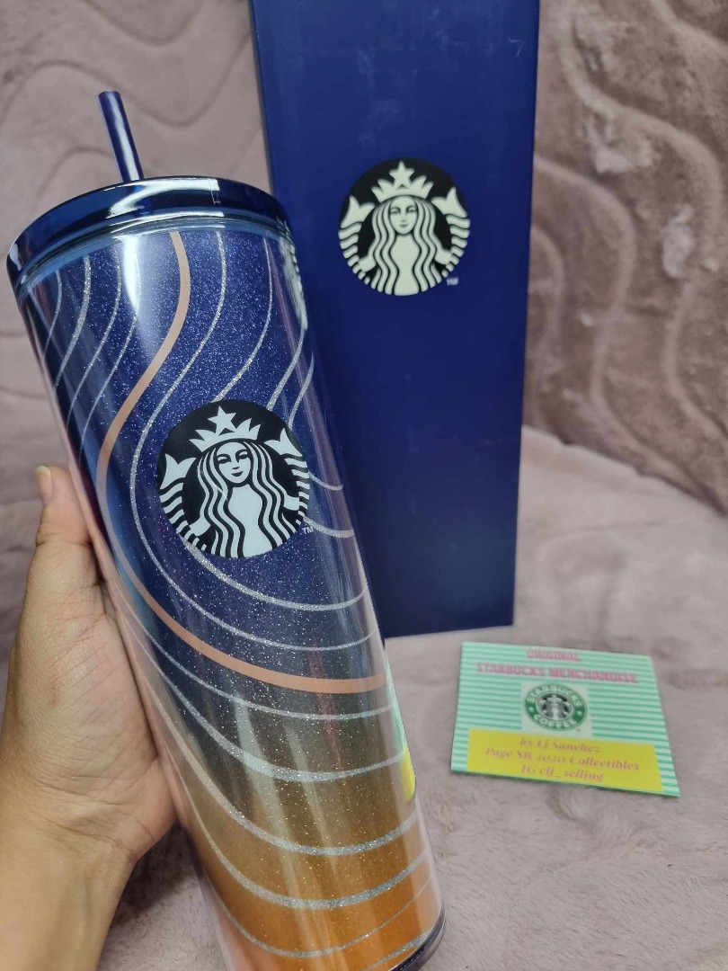 2026_Starbucks Tradition 2025 Indigo Cold Cup 24oz, Furniture & Home ...