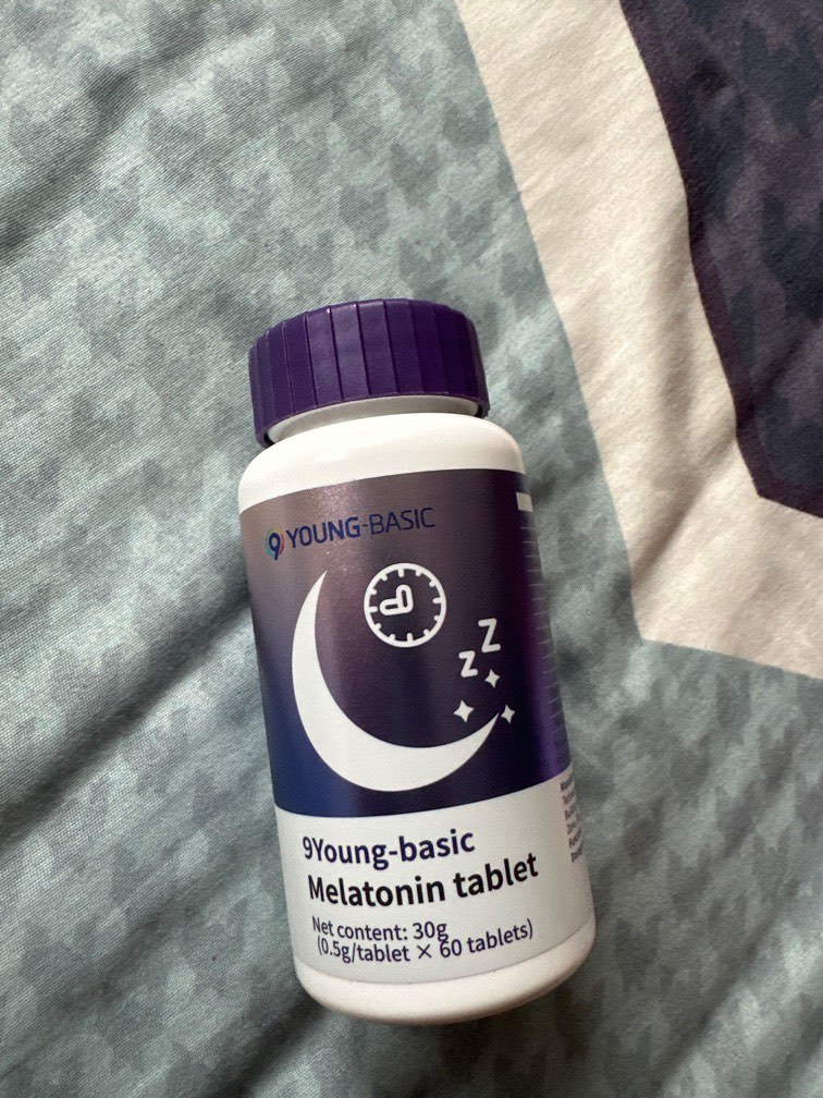 9 Young Basic Melatonin Tablet, Health & Nutrition, Health Supplements ...