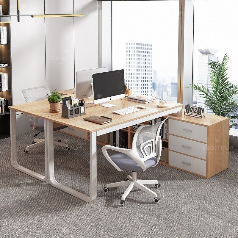 A&0493 Computer Desk Office Desk Computer Desk Writing Desk Bookcase ...