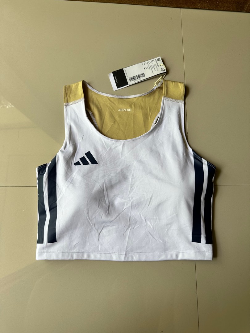 Adidas adizero long line sports bra, Women's Fashion, Activewear on ...