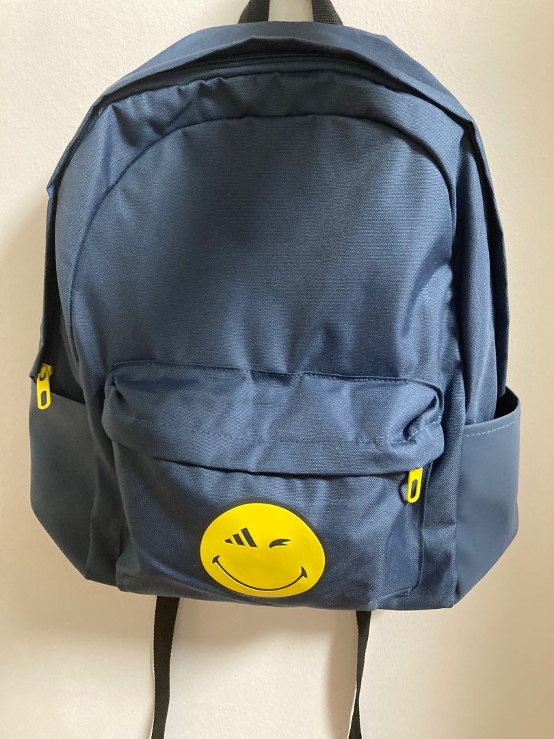smiley backpack adidas