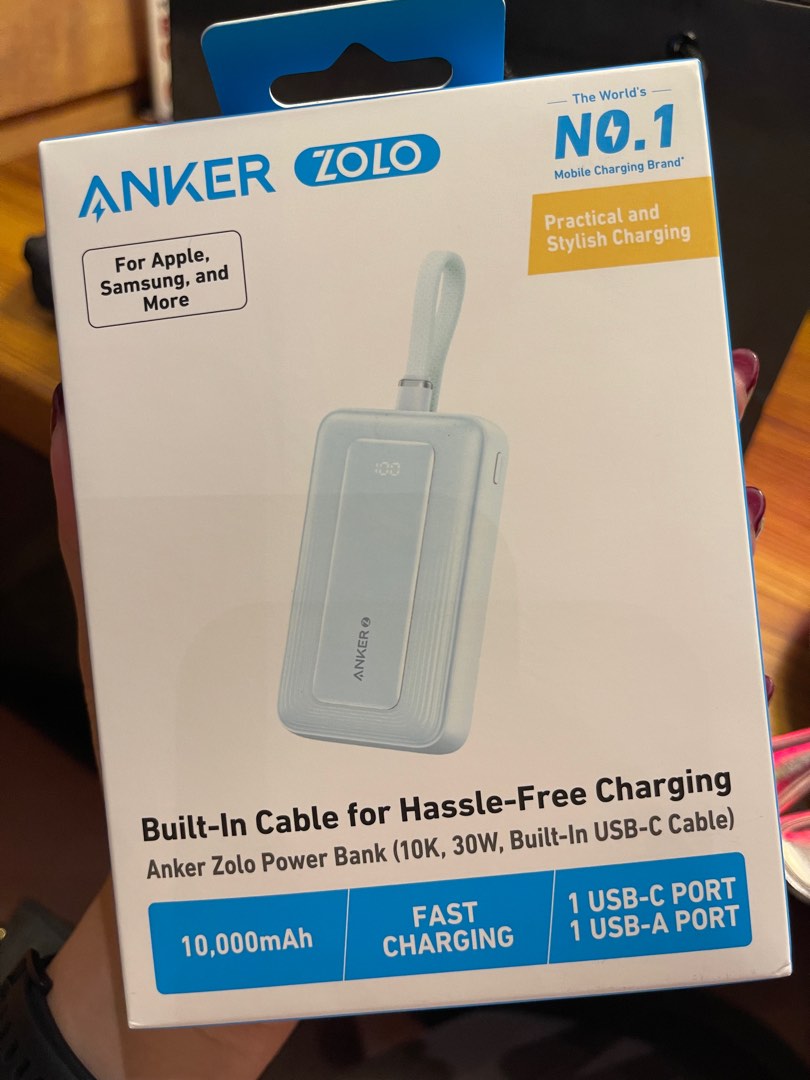 Anker Zolo Powerbank 10,000 mAh, Mobile Phones & Gadgets, Mobile ...