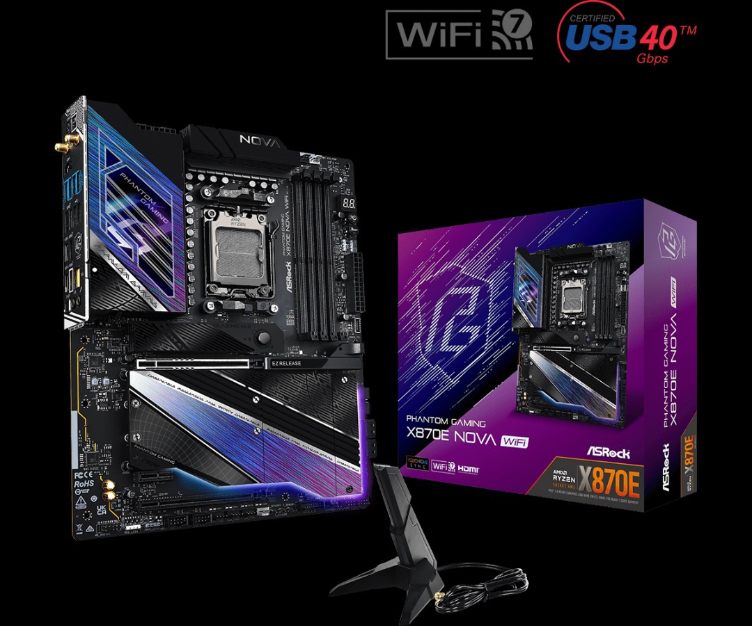 [Motherboard] [1 piece left] ASRock X870E Nova Wifi - ATX Motherboard ...