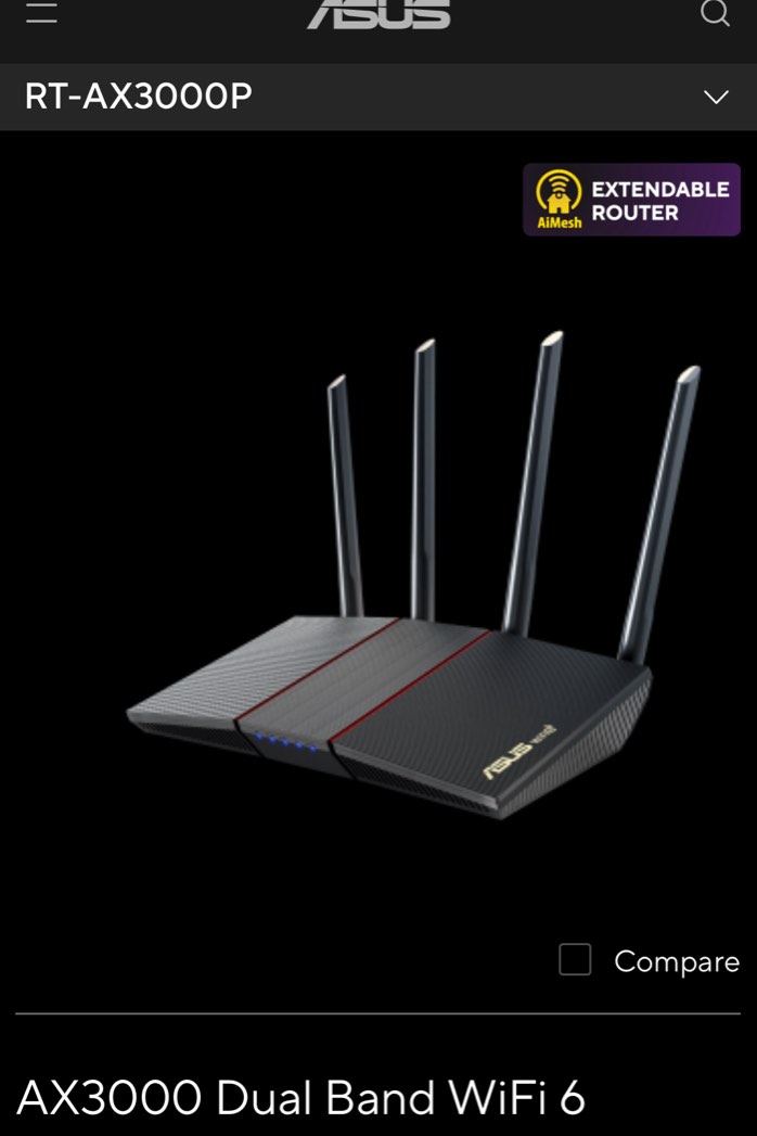 Asus RT-AX3000P, Computers & Tech, Parts & Accessories, Networking on ...