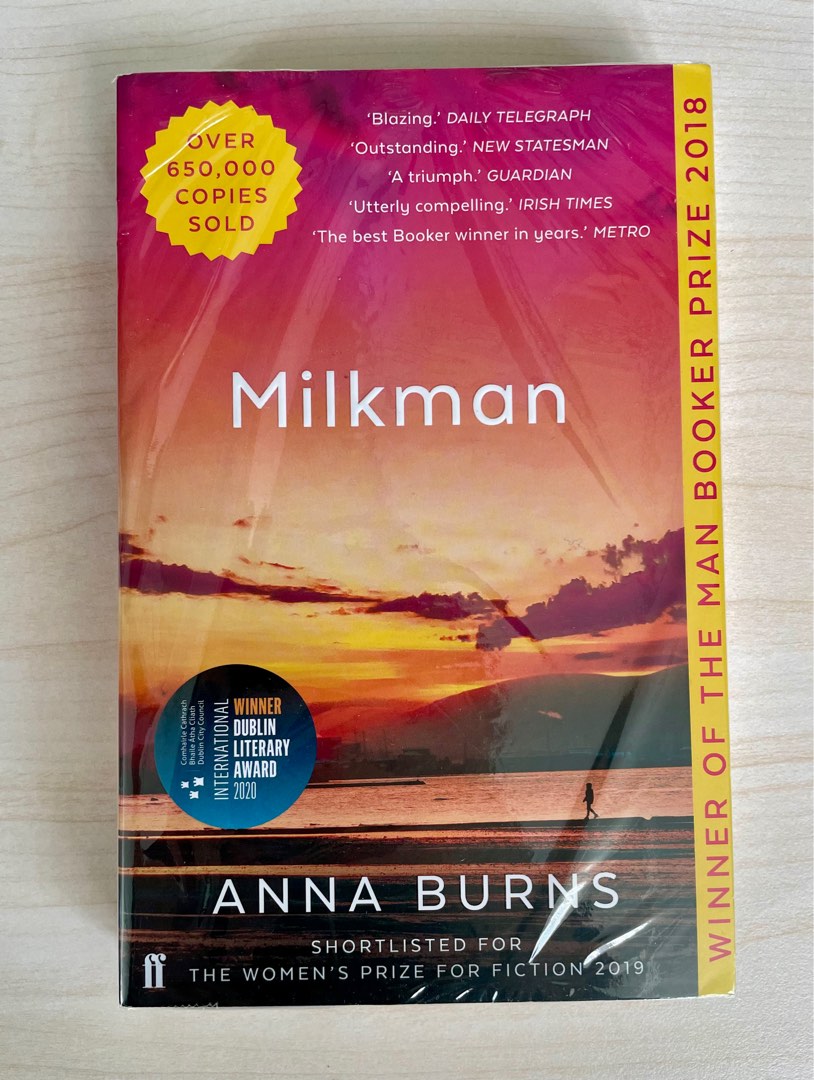 Award winning novel: Milkman by Anna Burns, 興趣及遊戲, 書本 & 文具, 小說及非小說 ...