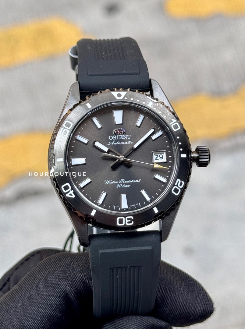 Brand New Orient Mako 40 PVD Black Case Automatic Diver Watch RA ...